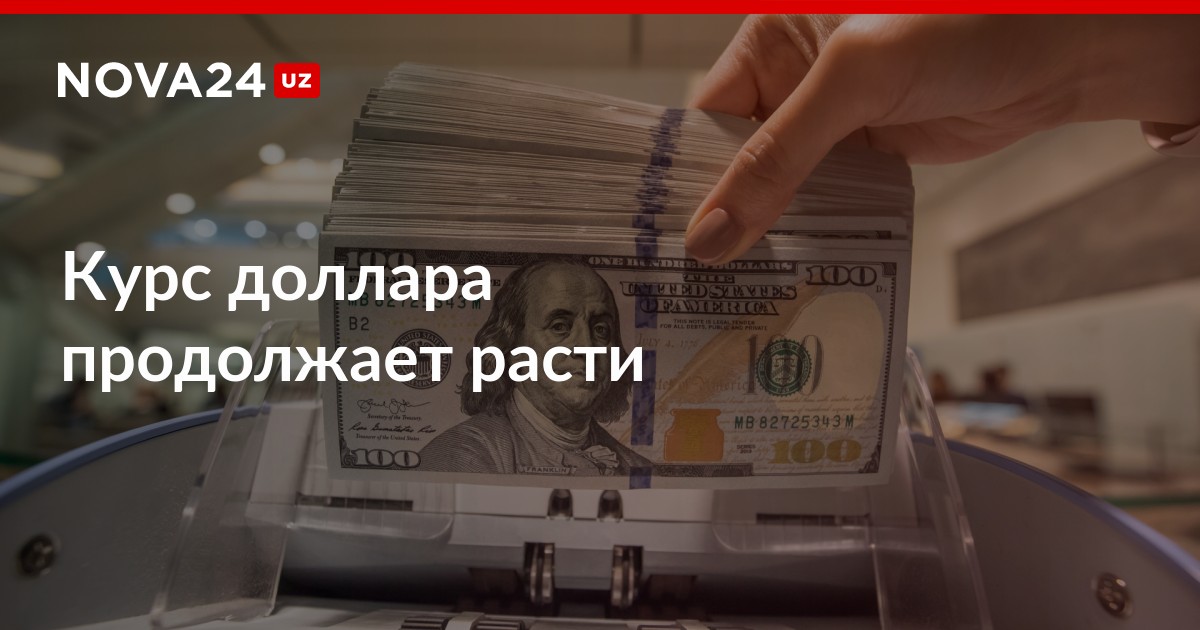 Курс доллара продолжает расти — NOVA24.UZ